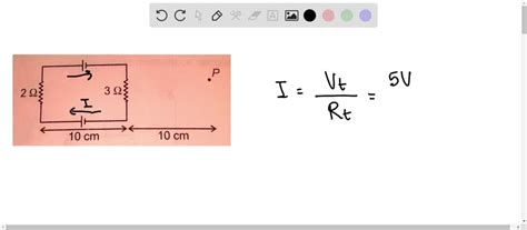 Solved Two Identical Cells Each With An Emf Of 5v Are Connected As Shown In The Figure What