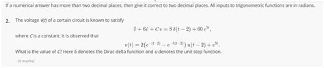 Solved If A Numerical Answer Has More Than Two Decimal Chegg Com