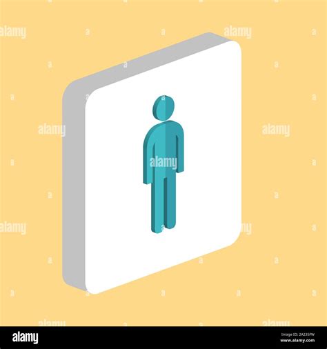 Man Simple Vector Icon Illustration Symbol Design Template For Web Mobile Ui Element Perfect