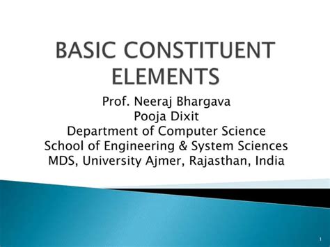 Basic Constituent Elements Pptx Operating Systems Computer