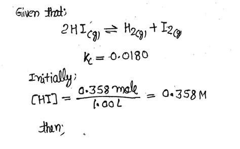 Answered: The equilibrium constant, Kc, for the… | bartleby