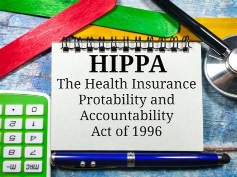 Premium Photo Medical Concepttext Hippa Writing On Notebook With Stethoscopepen And Calculator