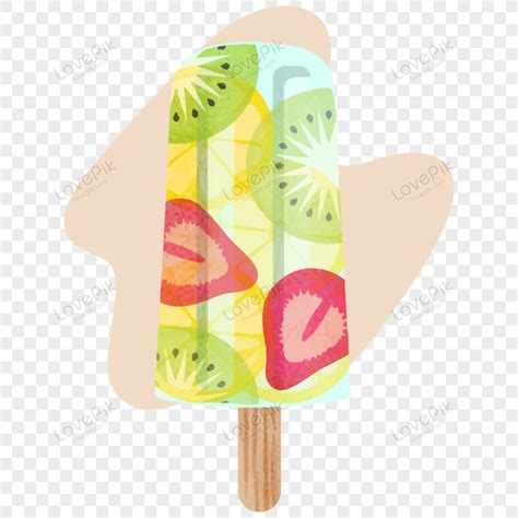 키위 과일 아이스크림 그림 Png 일러스트 무료 다운로드 Lovepik