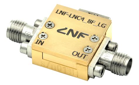4 8 Ghz Cryogenic Low Noise Amplifier Lnf Lnc48flg Quantum Microwave