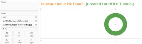 Step By Step Tutorial To Create Tableau Donut Pie Chart Updated