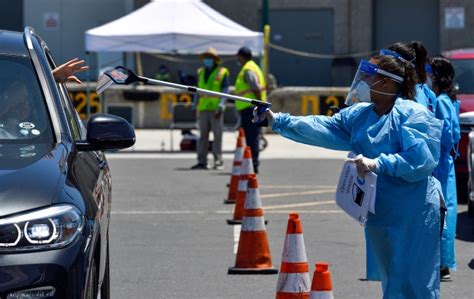 Anaheim Convention Center Hosts First Day Of New Drive Through