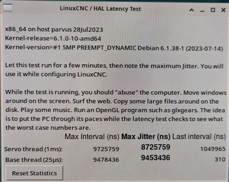 Neue Hardware Und Schlechter Latency Test Linuxcnc