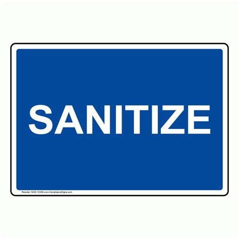 Wash Rinse Sanitize Printable Signs Find The Perfect Free Printable