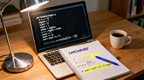 Leetcode 400 第 N 位数字 — Python 解法与解析 Qpython
