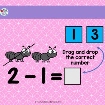 Simple Subtraction Google Slides Activity By Prek To Kinder Learning