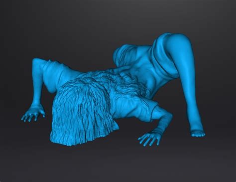 👻 Sadako Samara Ghost Girl Miniature Model For Horror Or Fantasy Games