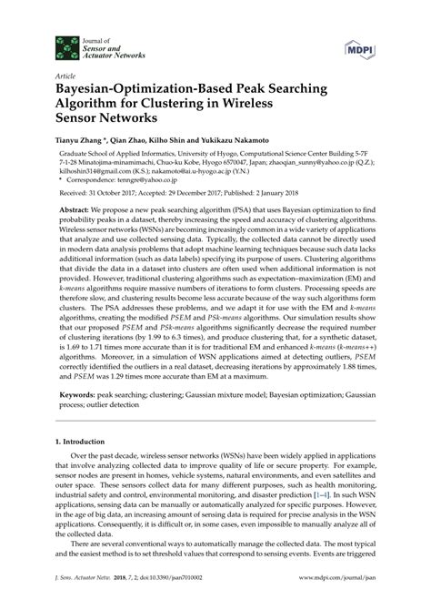 Pdf Bayesian Optimization Based Peak Searching Algorithm For