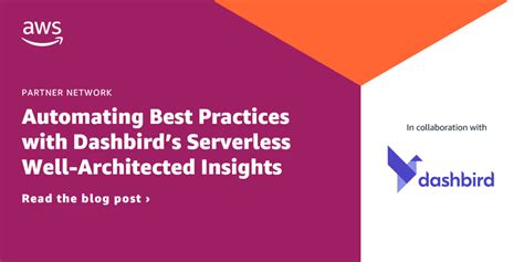 Automating Serverless Best Practices With Dashbirds Serverless Well