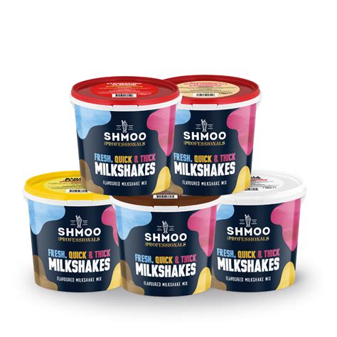 Shmoo Milkshake 5 Tub Package £34 Per Tub Ads Coffee Supplies