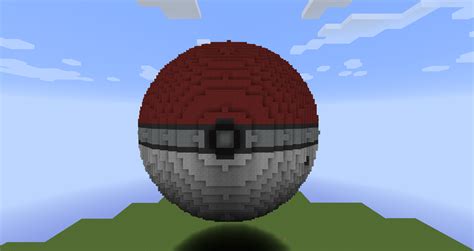 How To Make A 3d Pokeball In Minecraft