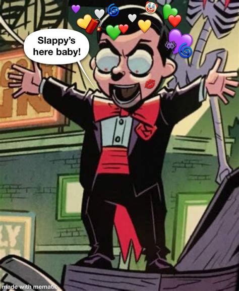 Comic Slappy Edit Slappy The Dummy Hello Kitty Images Horror Characters