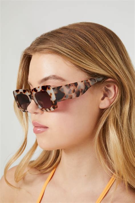 Rectangular Tortoiseshell Sunglasses Forever21us