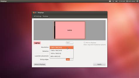 Resolution Ubuntu Desktop Shifted To Right Ask Ubuntu
