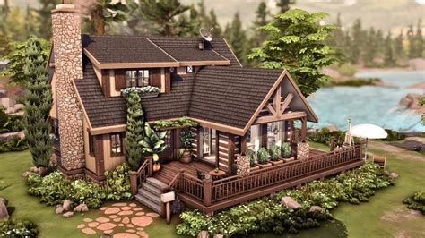 Sims 4 Country Living Builds Cabin