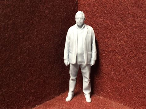 G Scale Figure 3d Scan Of A Real Person In Jacket M016 Also Gn15