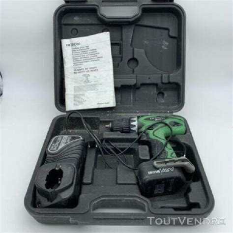 Perceuse visseuse sans fil hitachi ds 12 dvf3 + coffret + ch en France ...