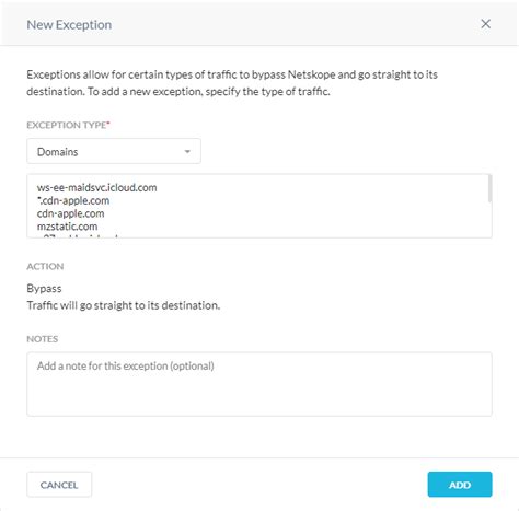 Adding Steering Exceptions For MacOS Upgrade Netskope Knowledge Portal