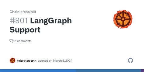 langgraph support · issue 801 · chainlit chainlit · github