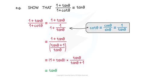 Trig Proof A Level Maths Revision Notes