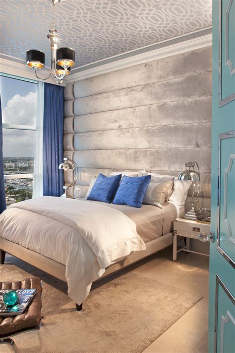 Grey Blue Bedroom