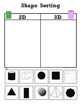 Shape Sorting By Babe Lory TPT