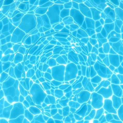 우아 한 수영장 에서 아름다운 투명 한 물 과 물결 과 빛 반사 를 볼 수 있다 프리미엄 Ai 생성 이미지