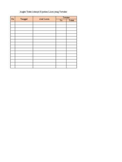 Form Cssd Dan Laundry Pdf