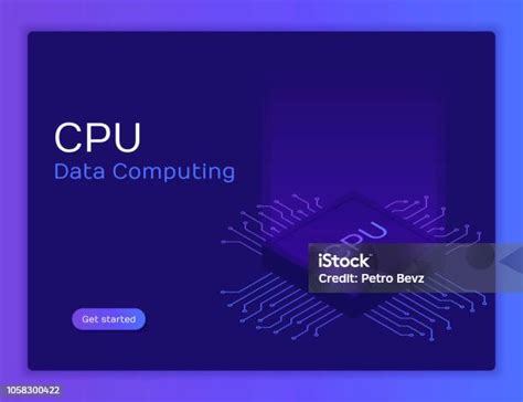 등각 투영 평면 Cpu Gpu 프로세서 칩 했다입니다 현대 벡터 일러스트 레이 션 3차원 형태에 대한 스톡 벡터 아트 및 기타 이미지 3차원 형태 Cpu 개념