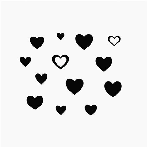 Heart Cluster Pattern Svg Design Heart Cluster Pattern Svg Design