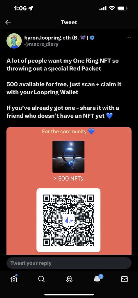 A Lot Of People Want My One Ring Nft So Throwing Out A Special Red