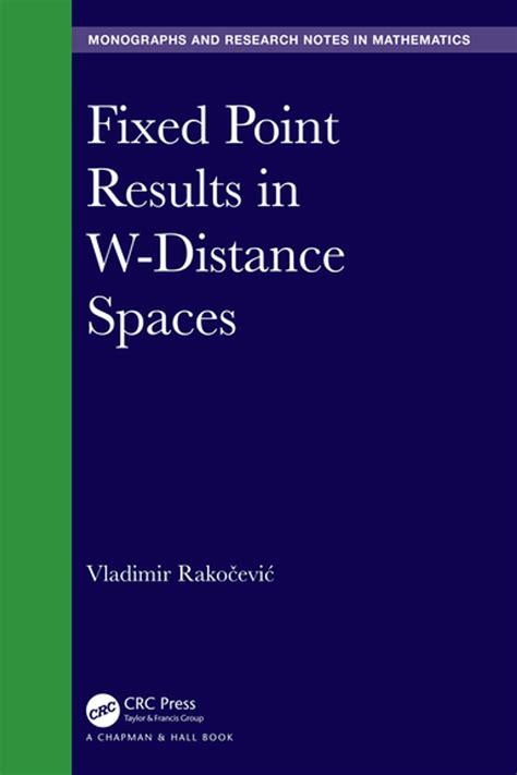 Fixed Point Results In W Distance Spaces Ebook By Vladimir Rakočević Epub Book Rakuten Kobo