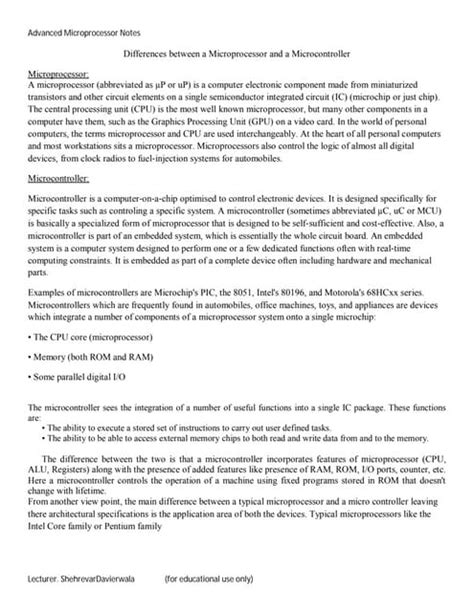 advanced microprocessor pdf computing technology and computing