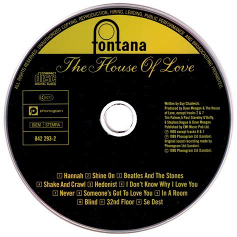 The House Of Love The House Of Love Fontana Cd 1990 Het Plaathuis