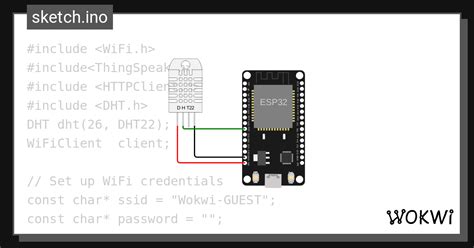 Esp32 Temp Sensor Wokwi ESP32 STM32 Arduino Simulator