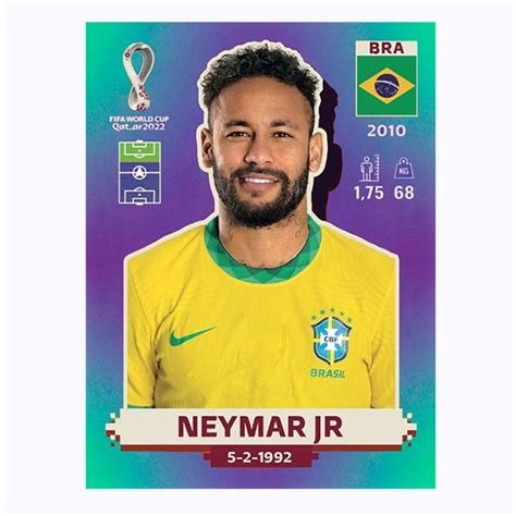 Figurinha Neymar Jr Copa 2022 En 2025 Neymar