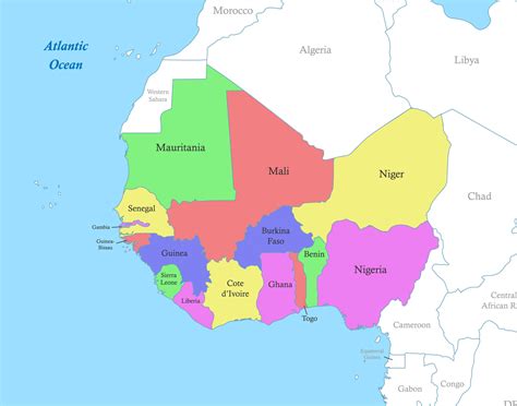 West African Map