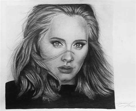 Adele Drawing No 11 Cheveux