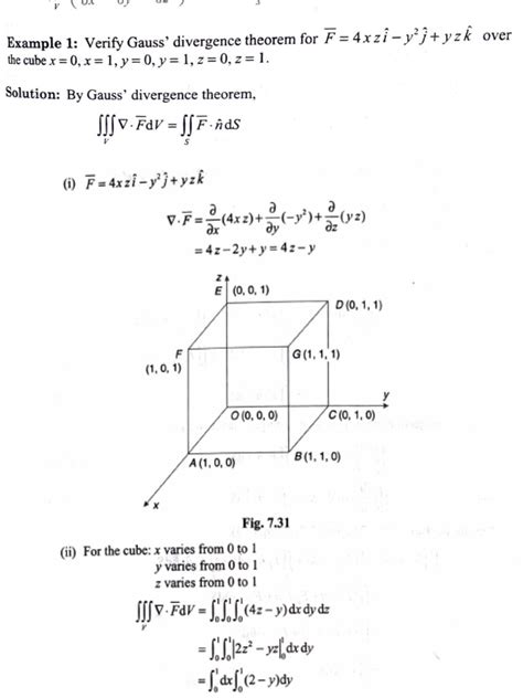 Examples Greens Divergence Theorem Download Free Pdf Applied