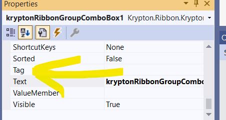Bug KryptonRibbonGroupComboBox Does Not Have Tooltips Issue