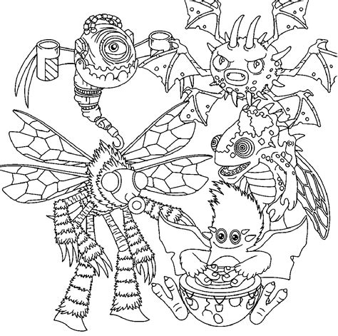 Singing Monsters Monster Coloring Pages Draw Step Drawing Game Dragoart