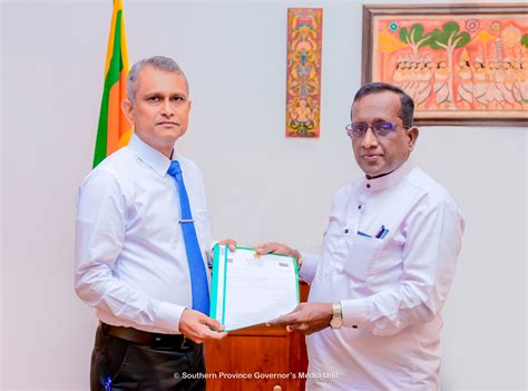 දකුණු දකුණු පළාත් නියෝජ්‍ය ප්‍රධාන ලේකම් පිරිස් හා පුහුණු තනතුර සඳහා ශ්‍රී ලංකා පරිපාලන