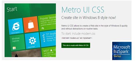 metro modern ui css html 框架 html5技术网