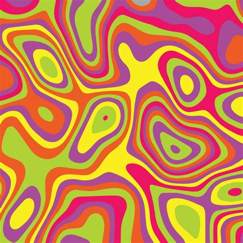 Psychedelic Seamless Pattern Vector Art Icons And Graphics For Free Download