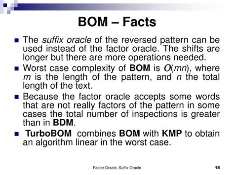 Ppt Factor Oracle Suffix Oracle Powerpoint Presentation Free Download Id647976