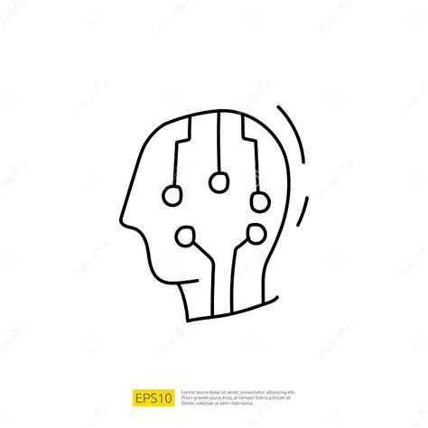 artificial intelligence ai concept with circuit board data and